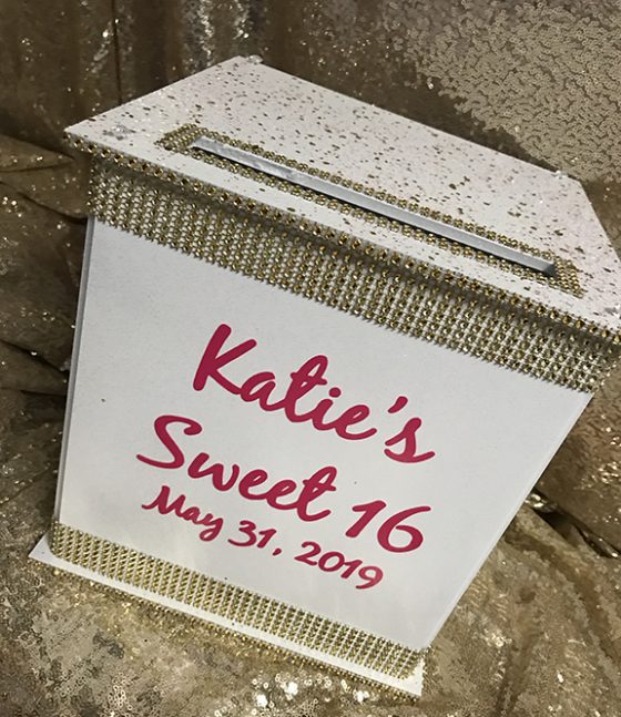 Birthday Party Money Box | Sweet 16 Card Box | Birthday Card Boxes ...