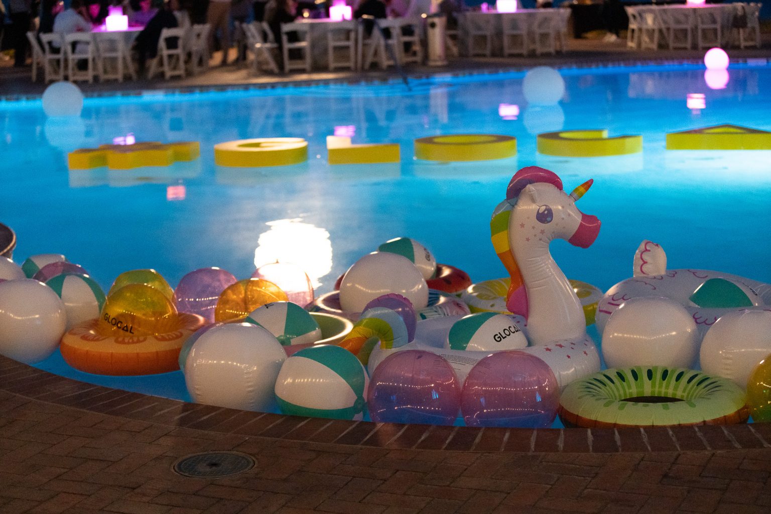 Custom Pool Floats | Personalized Pool Party Floats | SoCal Event Decor